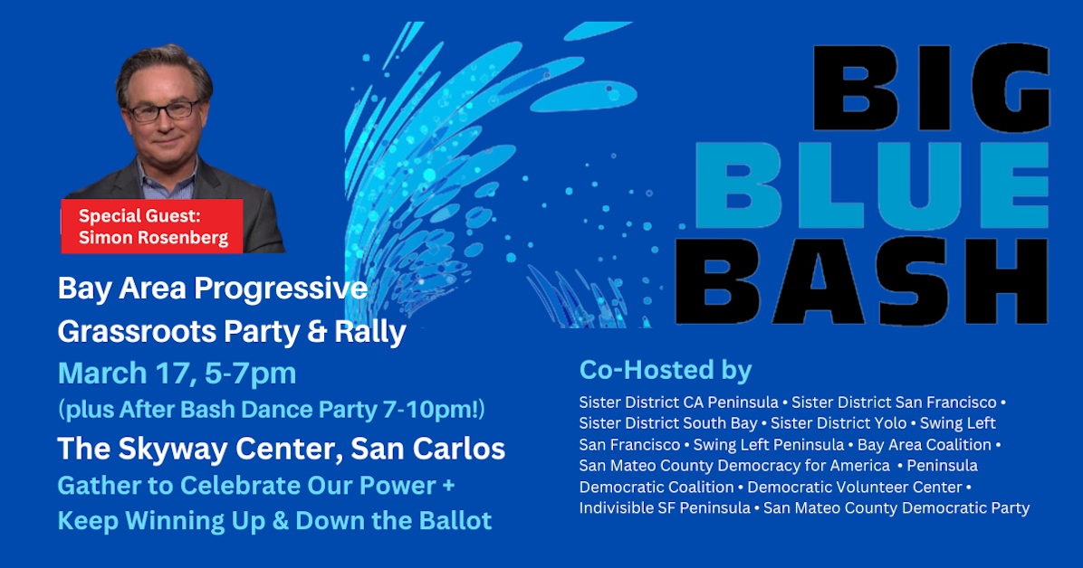 Big Blue Bash · Sister District CA Peninsula